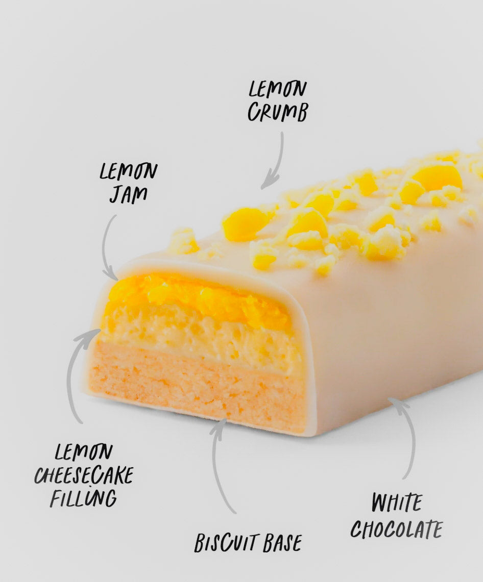 Muscle Nation Protein Bar Cheesecake Zesty Lemon 50g – Bombon