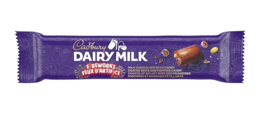 CADBURY DAIRY MILK Fireworks, Candy Coated Pieces and Popping Candy, 3 ...
