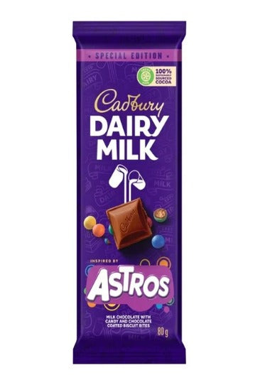 Cadbury Astros Special Edition Milk Chocolate Block - 80g – Bombon